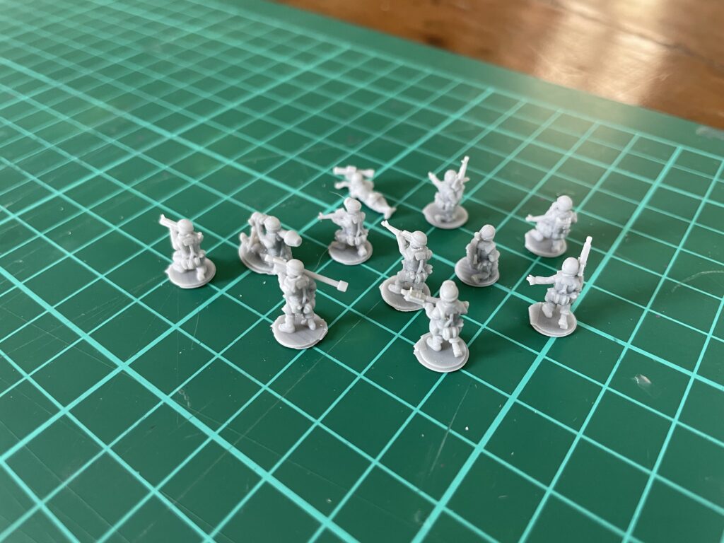10mm Northag US Infantry Platoon Dismounted – The Plastic Soldier Company